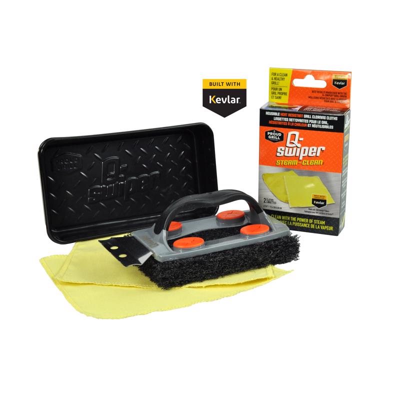 Proud Grill Q-Swiper Steam-Clean 4-Piece Grill Cleaning Kit 1024C ...