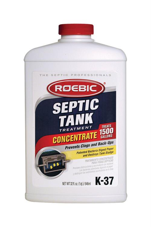 Roebic K-37 Septic Tank Treatment Quart K-37-Q-4 - Box of 4 ...