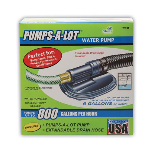 GT Water Products WP25 Pumps-A-Lot Water Powered Pump – ThePaintStore.com