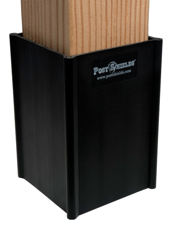 Post Shields Inc. Plastic Fence Post Protection 6 in. H X 4 in. W X 4 ...
