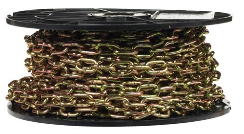 Campbell #3 Brass Glo Straight Link Machine Chain 50 Ft 0723367 ...