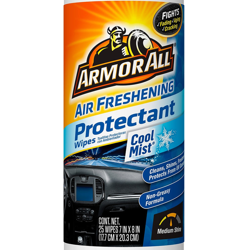 Armor All Protectant Wipes 25 Count - Cool Mist Scent 78509 ...