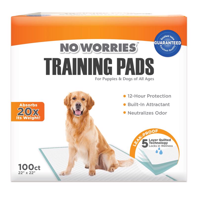 Four Paws No Worries Disposable Pet Waste Pads 100-Pack 100526841 ...