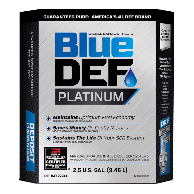 Blue Def Platinum Diesel Fuel System Cleaner 2.5 Gal DEG002 ...