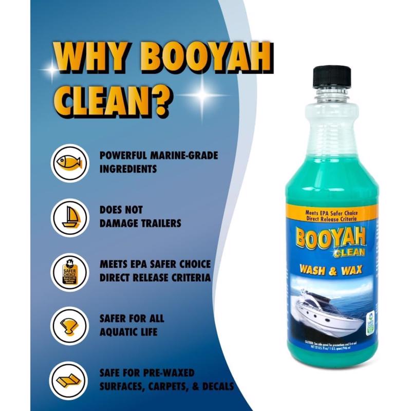 Booyah Boat Wax & Clean Liquid Quart 982-VL94Q1 – ThePaintStore.com