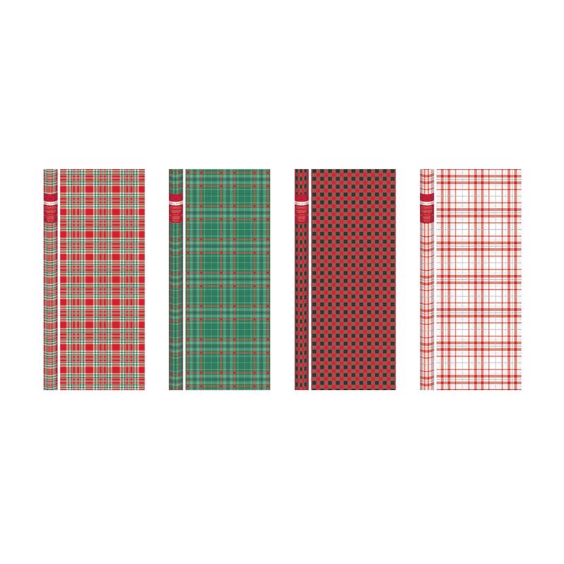 Paper Image Assorted Foil Plaid Gift Wrap CW2530A43 – ThePaintStore.com