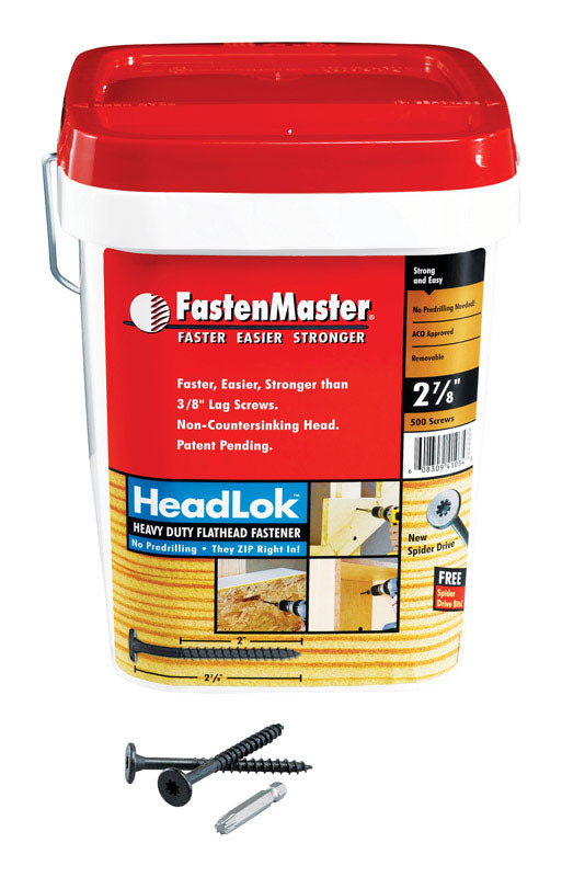 FastenMaster HeadLok Spider Drive Heavy Duty Coarse Wood Screws ...