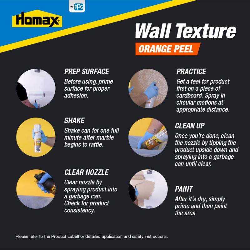 Homax Orange Peel & Splatter Spray Texture Oil-Based – ThePaintStore.com