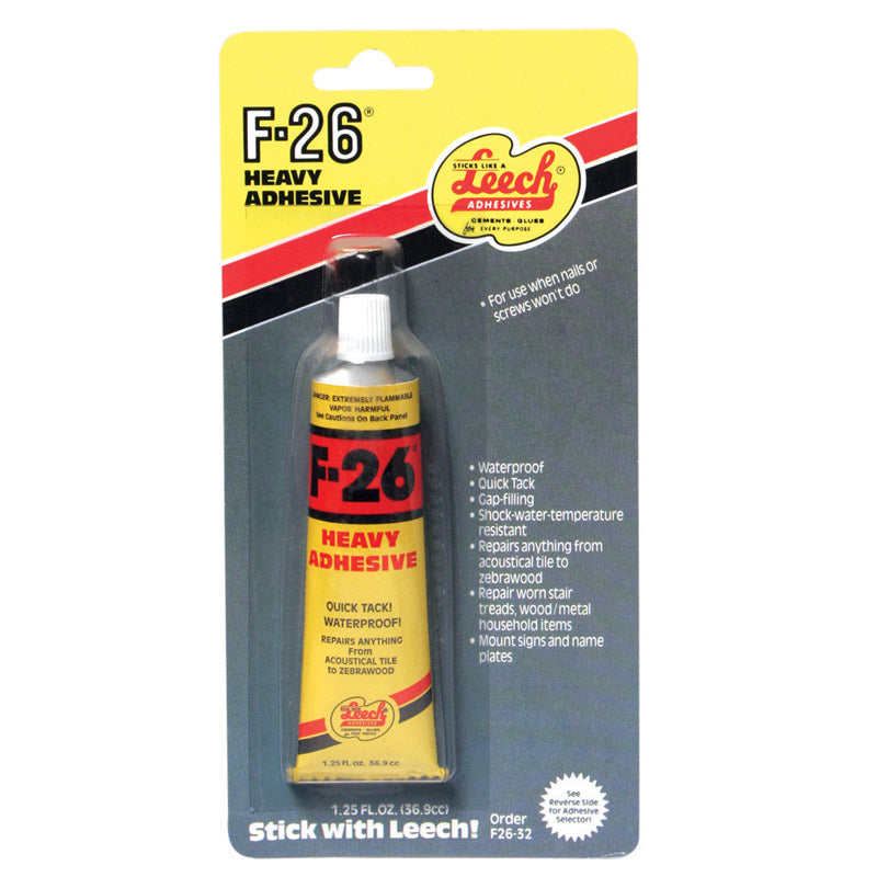 Leech F-26 High Strength Gel Heavy Duty Adhesive F26-32 – ThePaintStore.com