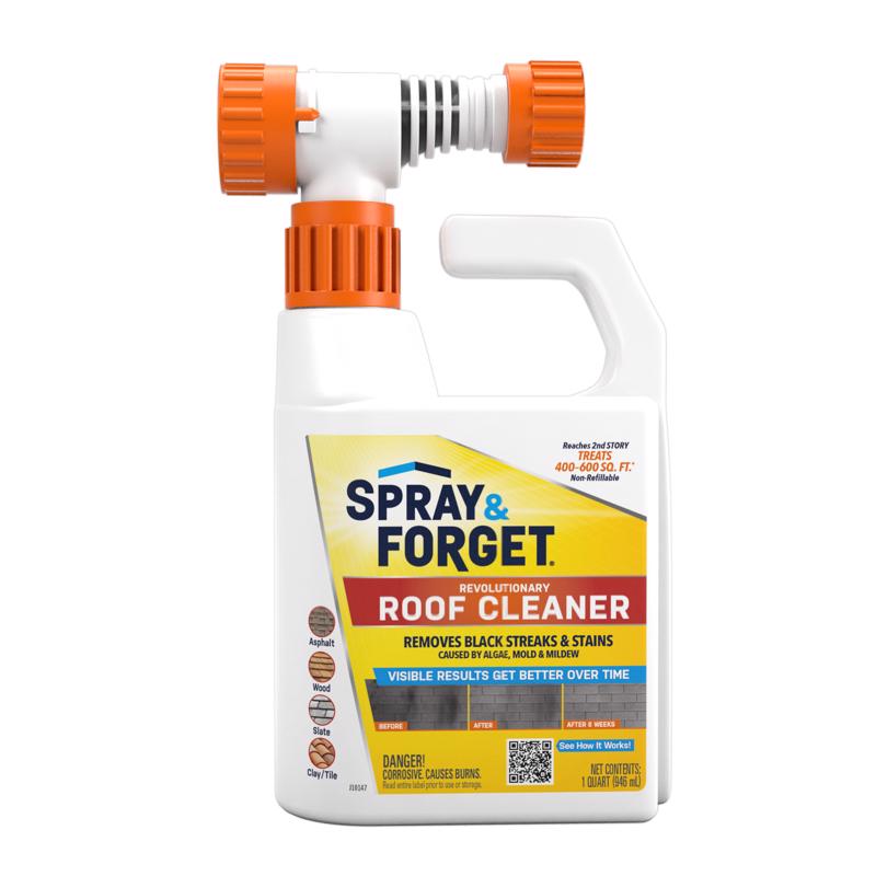 Spray & Forget Roof Cleaner 32 Oz Hose Spray SF150 – ThePaintStore.com