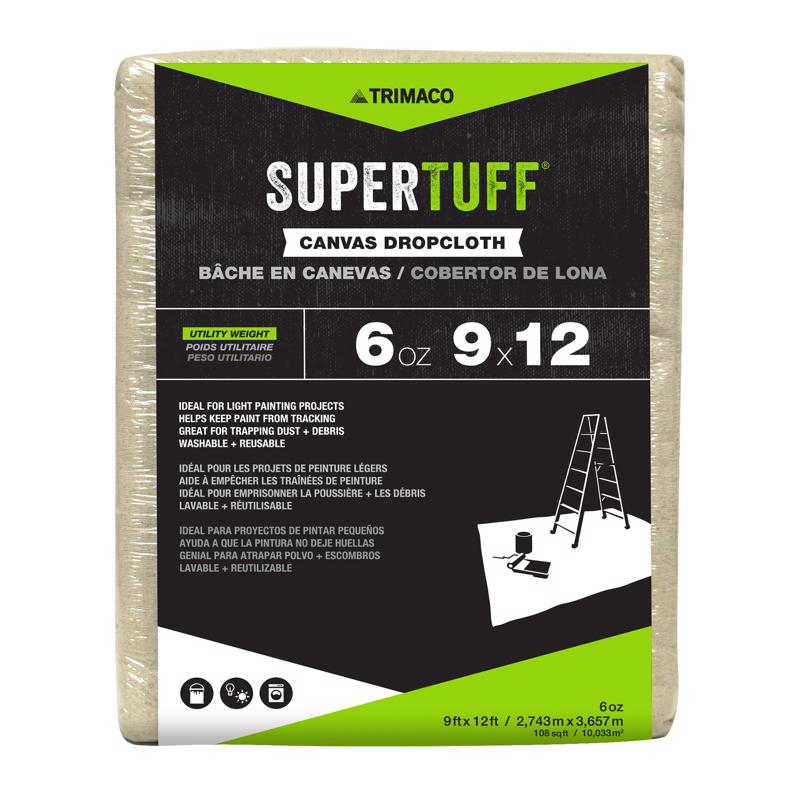 Trimaco SuperTuff 6 oz Canvas Drop Cloth – ThePaintStore.com