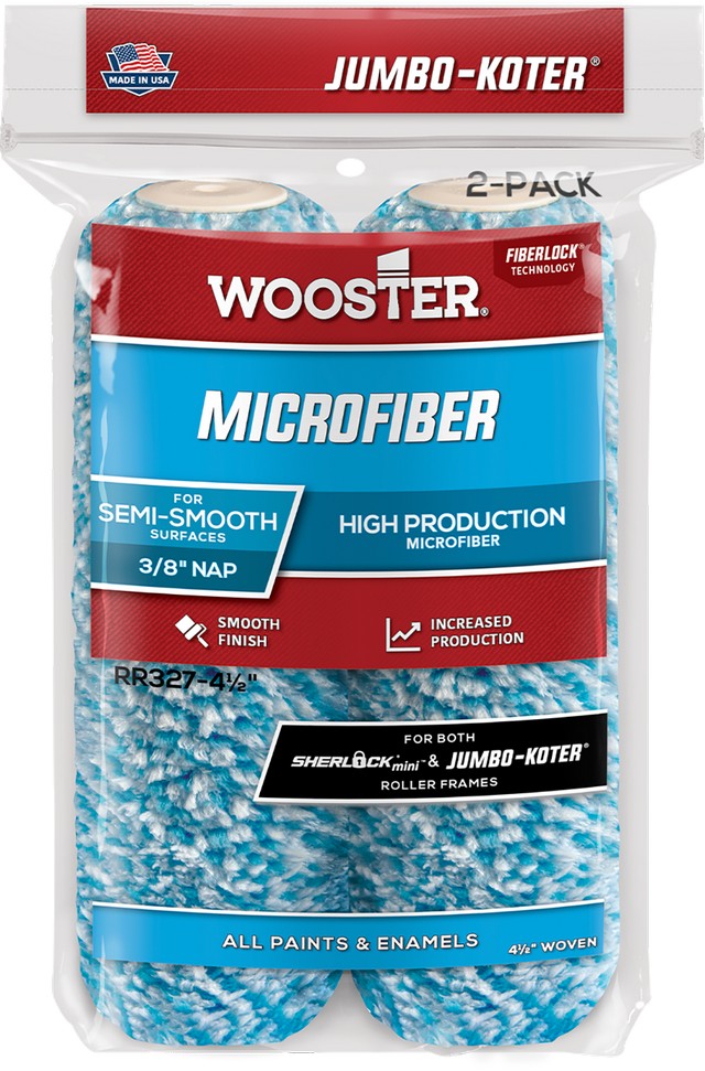 Wooster Microfiber Jumbo-Koter Mini Roller Covers at Low Prices ...