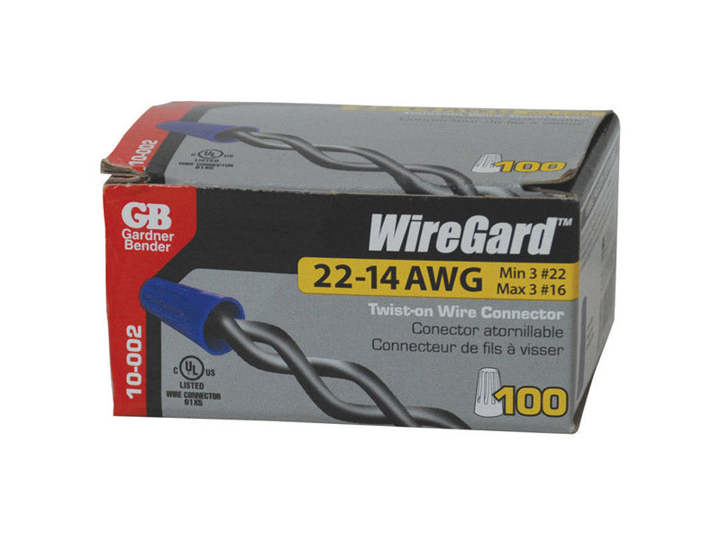 Gardner Bender Wiregard Wire Connector Blue 100-Pack 10-002 ...