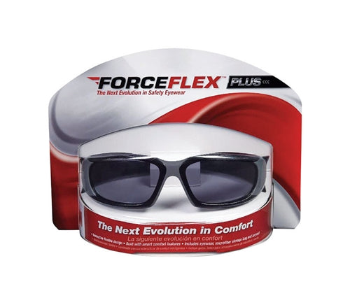 3M ForceFlex Safety Glasses Gray Lens Black Frame 92235H1-DC ...