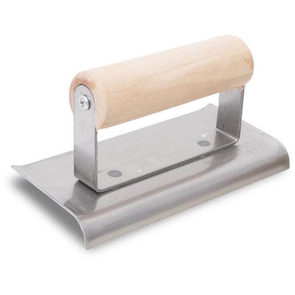 QLT by Marshalltown 6" X 3" Curved End Steel Hand Edger CE384 ...