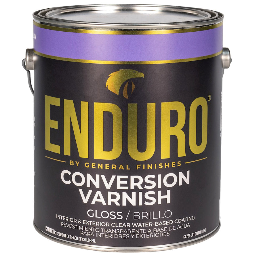 General Finishes Clear Enduro Conversion Varnish Satin Gallon CVS ...