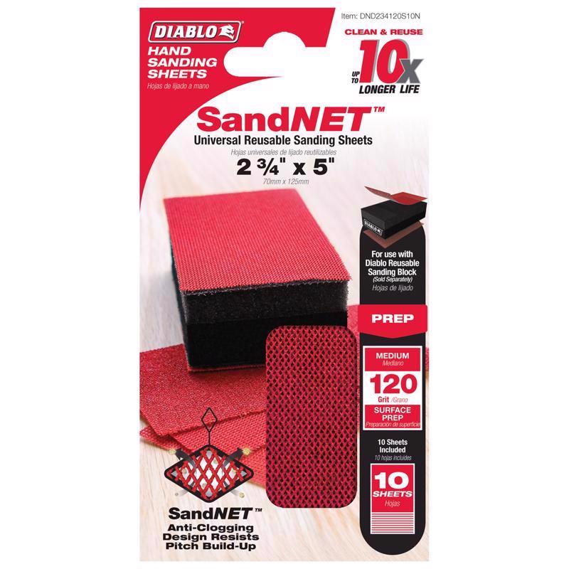 Diablo SandNet 5 in. L X 2-3/4 in. W Block Hand Sanding Pad ...