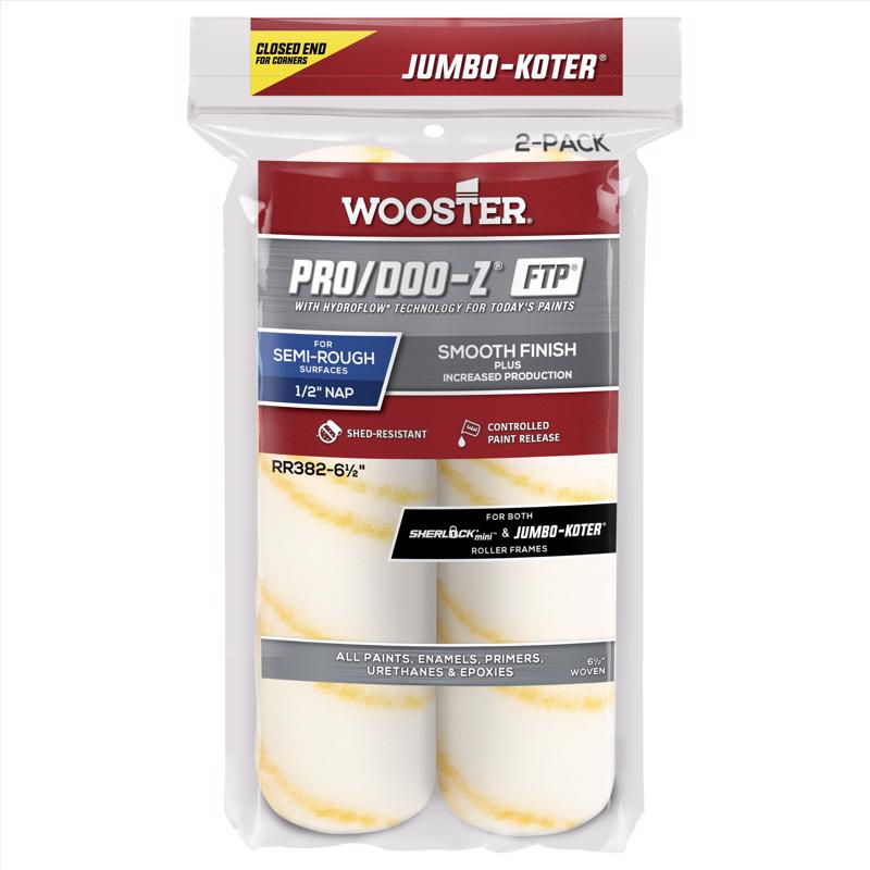 Wooster Closed-End Jumbo-Koter Pro/Doo-Z FTP™ Mini Roller Cover ...
