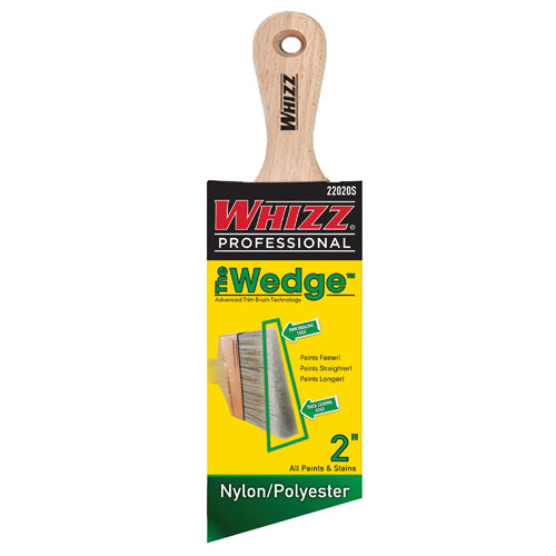 Whizz 2 Inch Pro Wedge Nylon Poly Shorty Angle Sash Brush 22020S ...